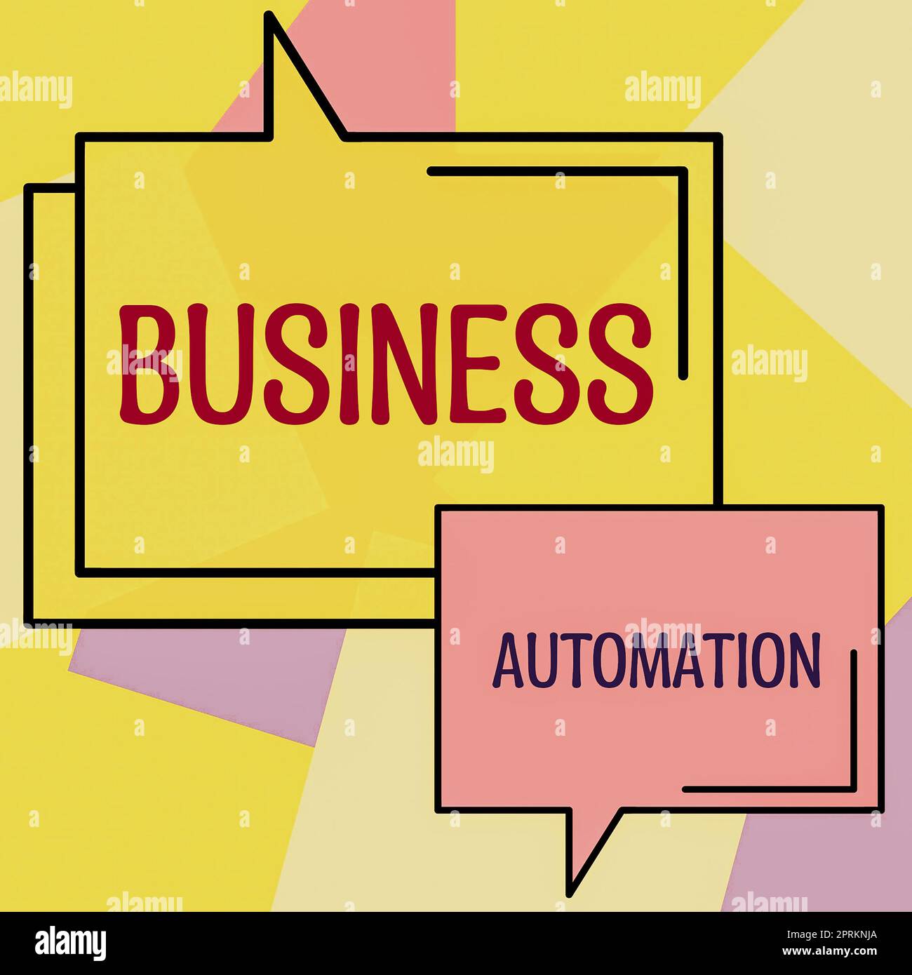 Writing displaying text Business Automation, Concept meaning Advanced Capabilities Timely ...