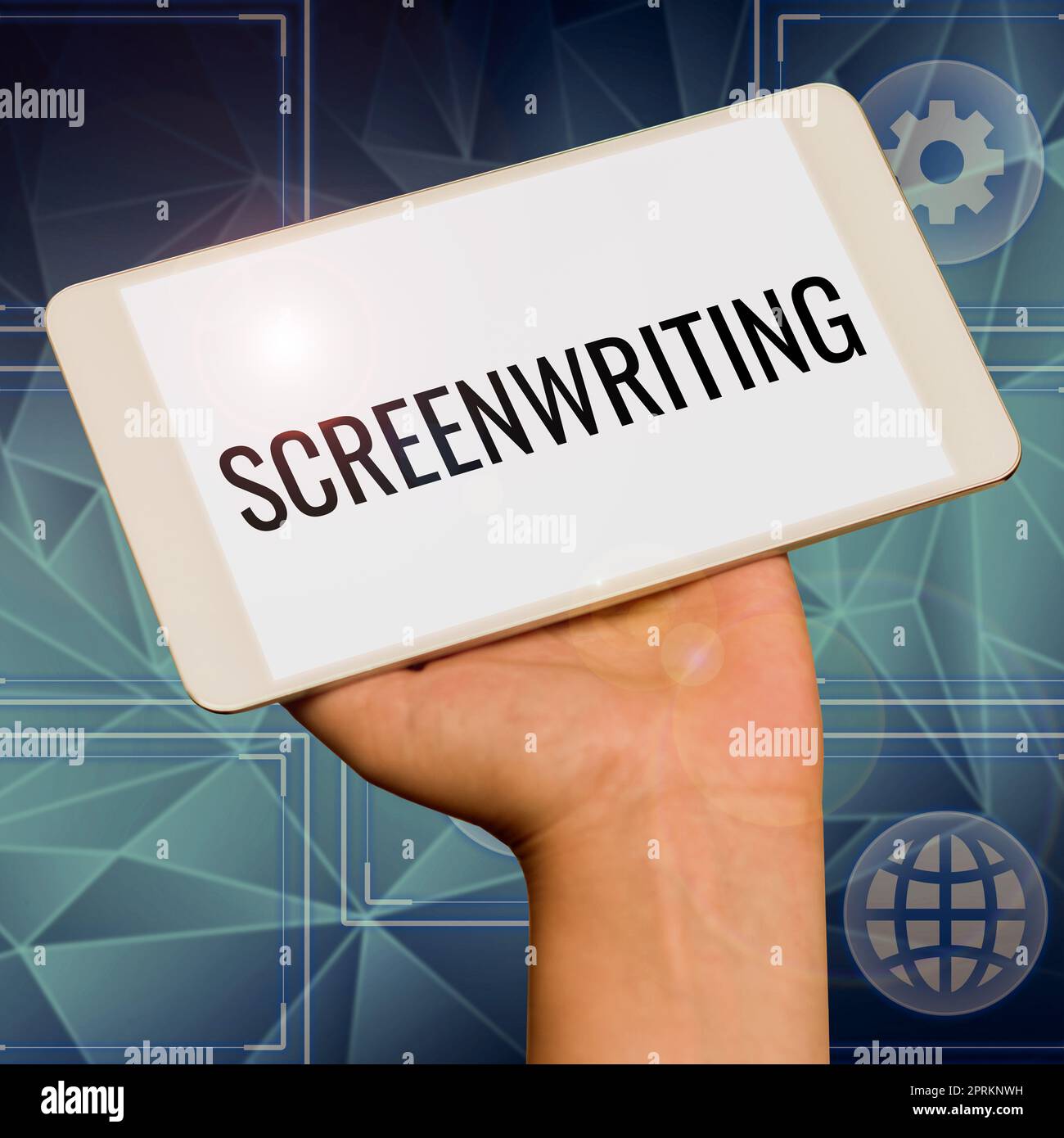 Conceptual display Screenwriting, Word Written on the art and craft of ...