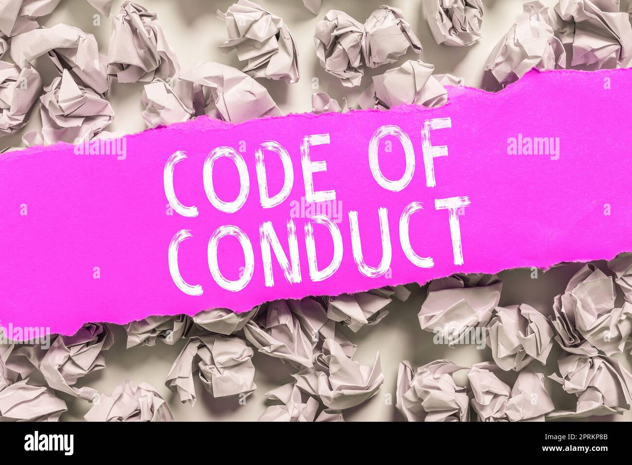 Hand writing sign Code Of Conduct, Business approach set of principles ...