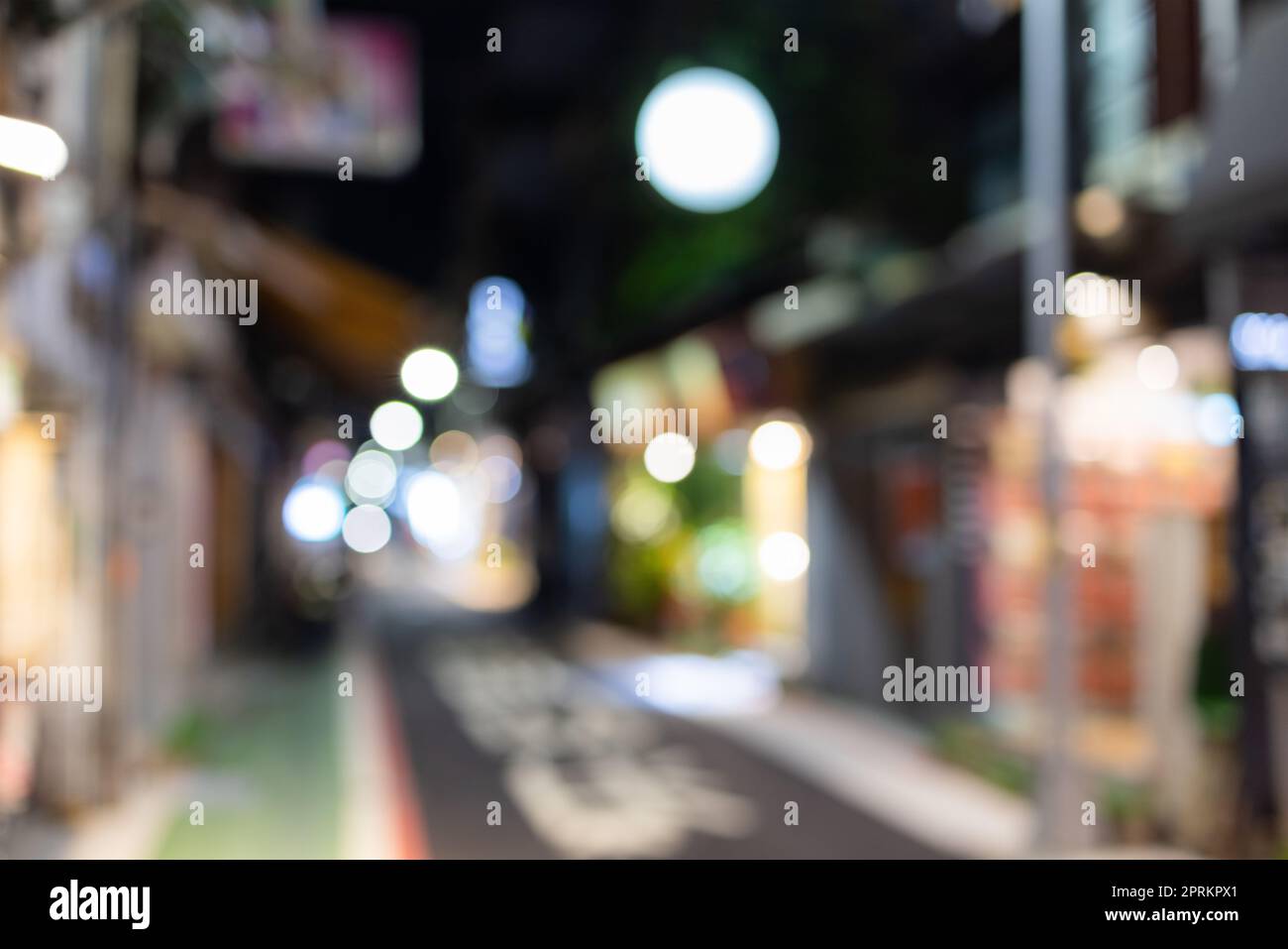 Blur view of city street night view Stock Photo - Alamy
