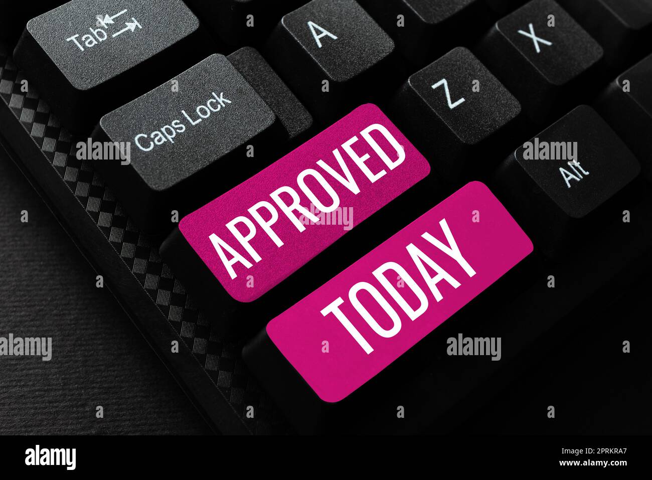 Sign displaying Approved, Business approach position, arrangement, or ...