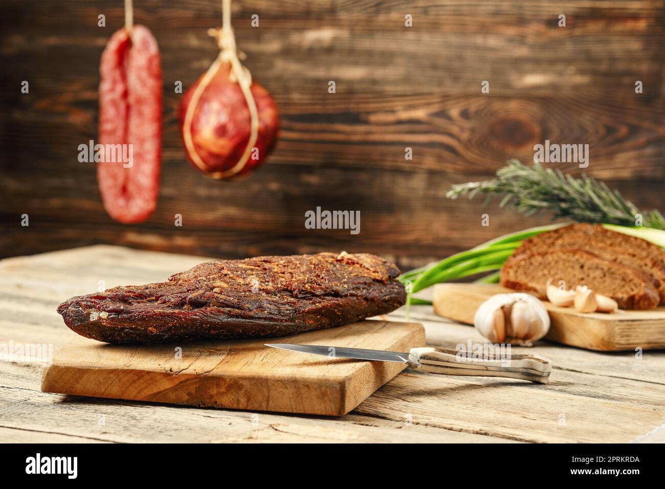 Air dried salted beef hi-res stock photography and images - Alamy