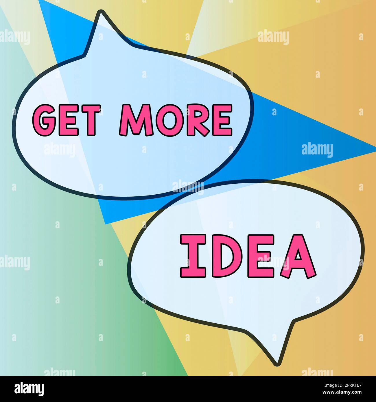 Writing displaying text Get More Idea, Concept meaning Random Input ...