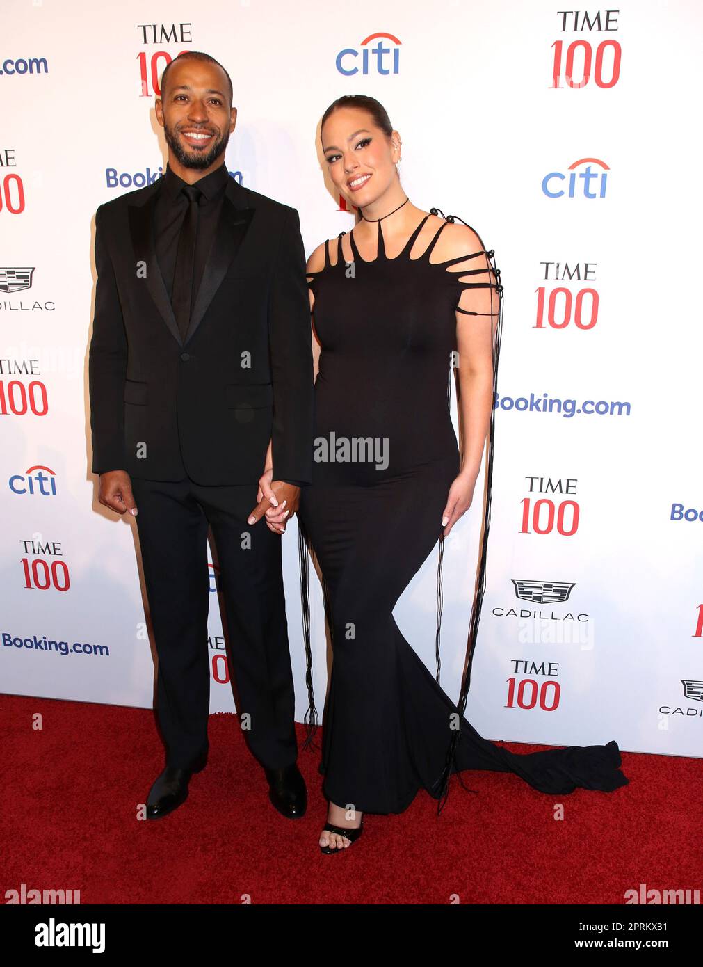 New York City, USA. 26th Apr, 2023. Justin Ervin and Ashley Graham ...