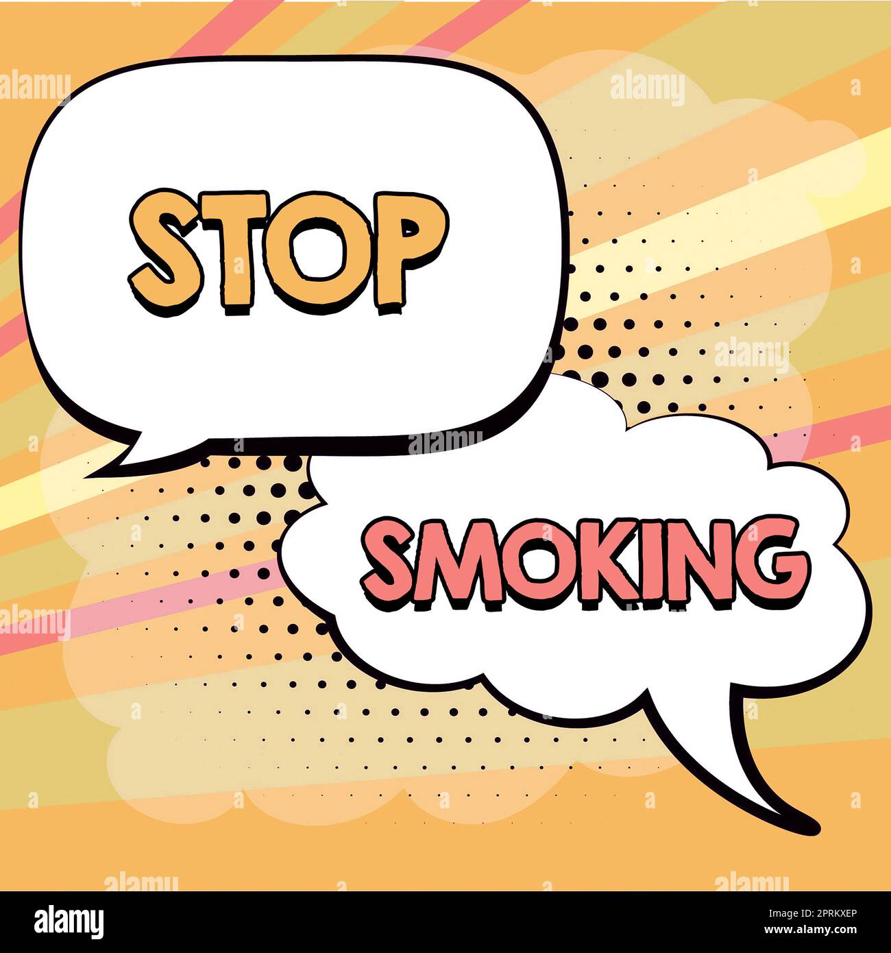 Conceptual display Stop Smoking, Business idea narrative style of ...