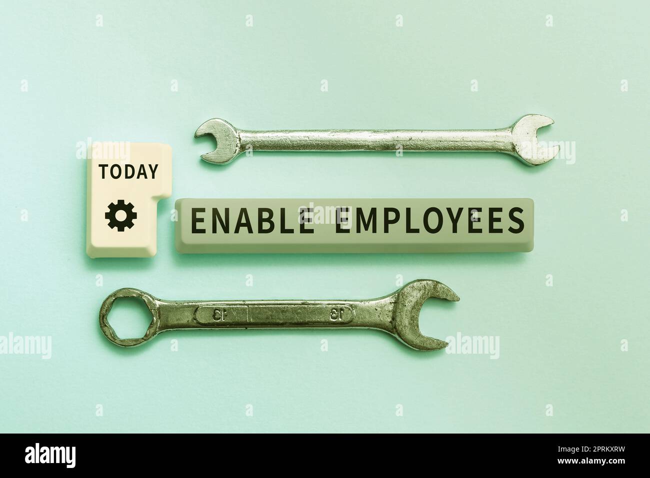 Text caption presenting Enable Employees, Word Written on jobs that ...