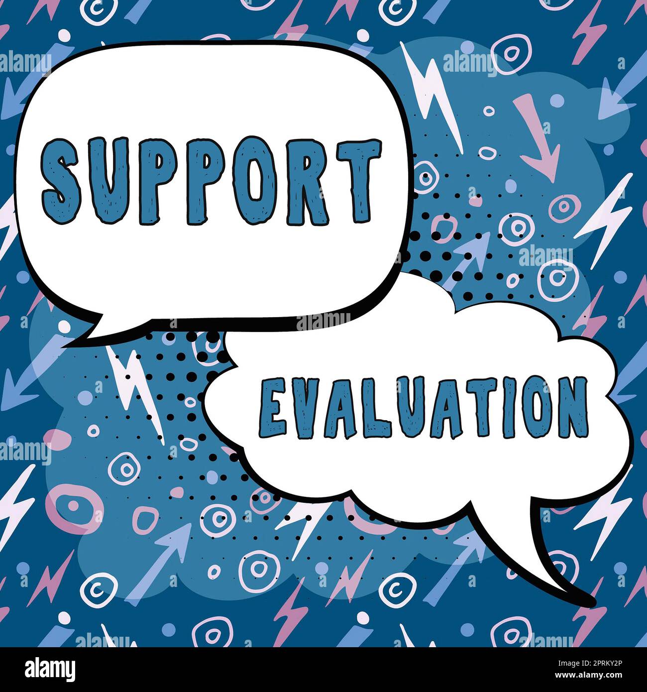 Text sign showing Support Evaluation, Business idea helps evaluate a ...