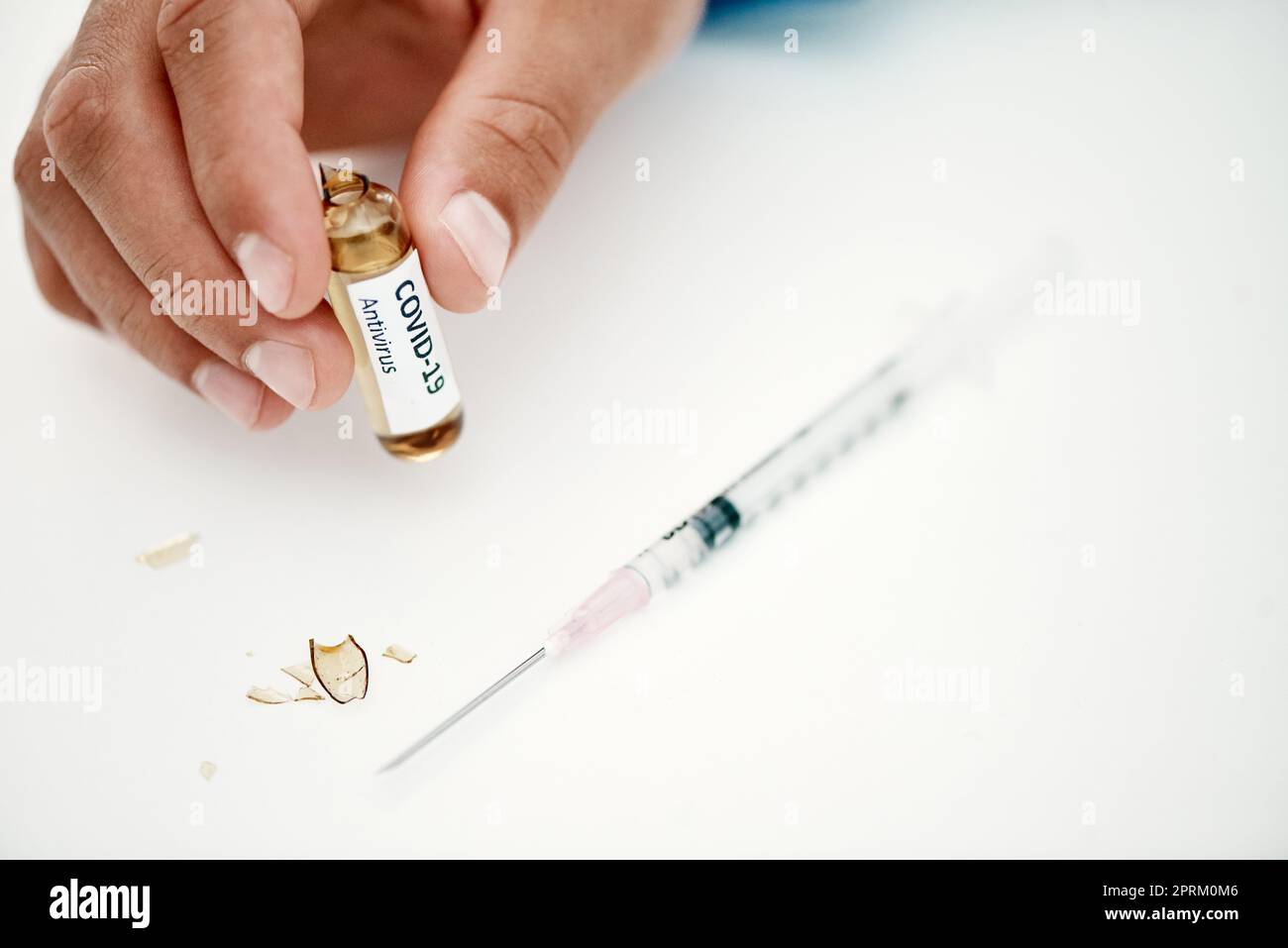 The secret weapon in winning this viral war. a scientist holding an ...