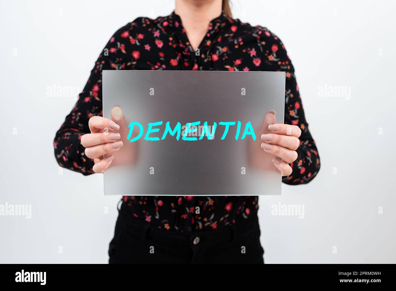 Handwriting text Dementia, Concept meaning examination of anything ...