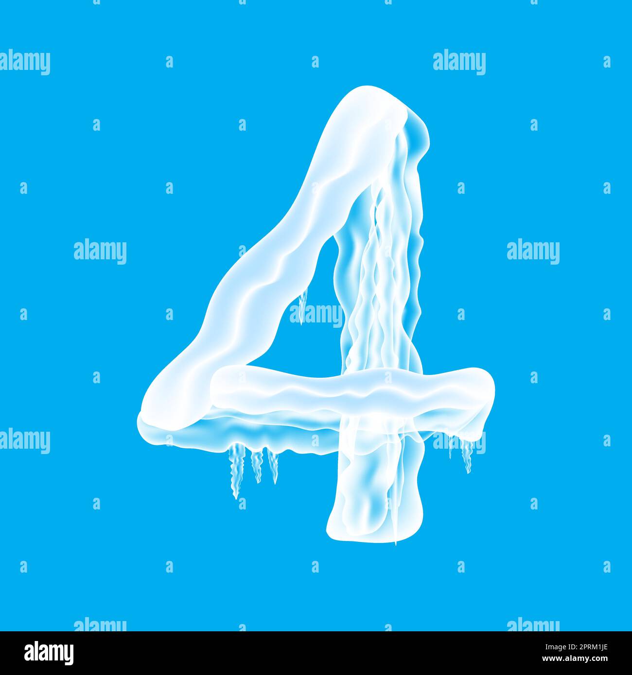 Number 4 ice Stock Vector Images - Alamy