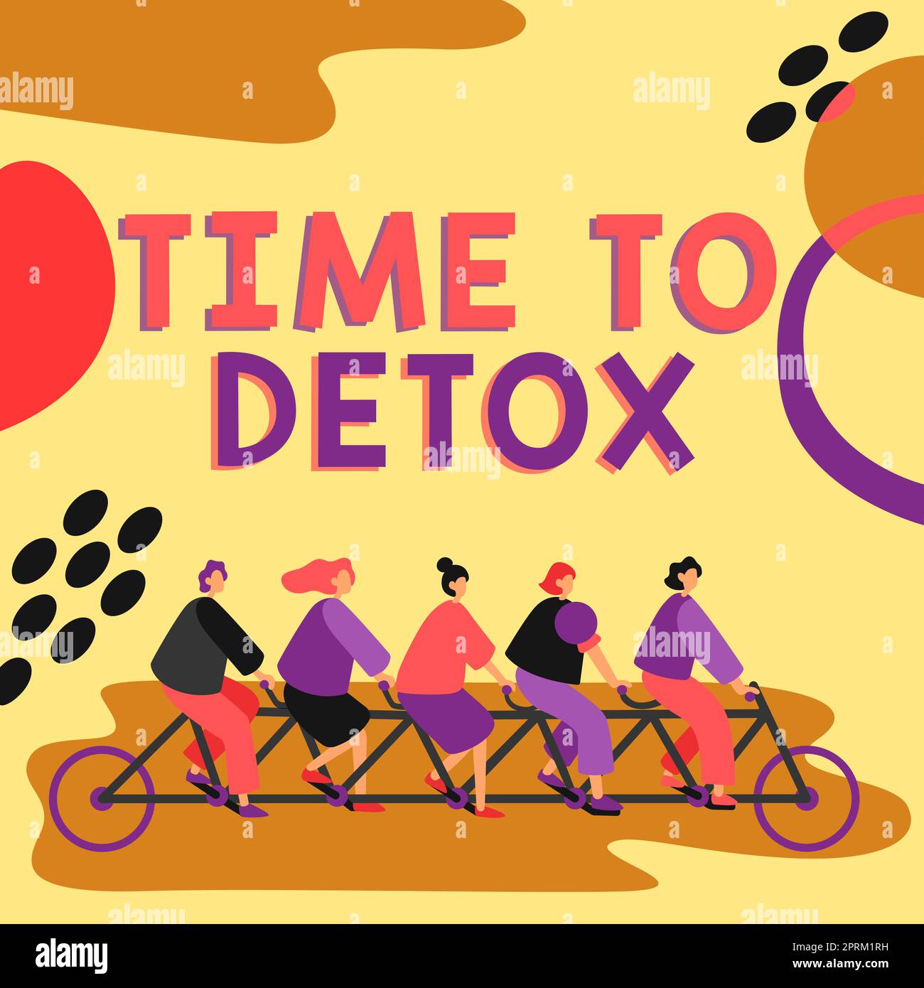 Hand writing sign Time To Detox, Word Written on business review ...