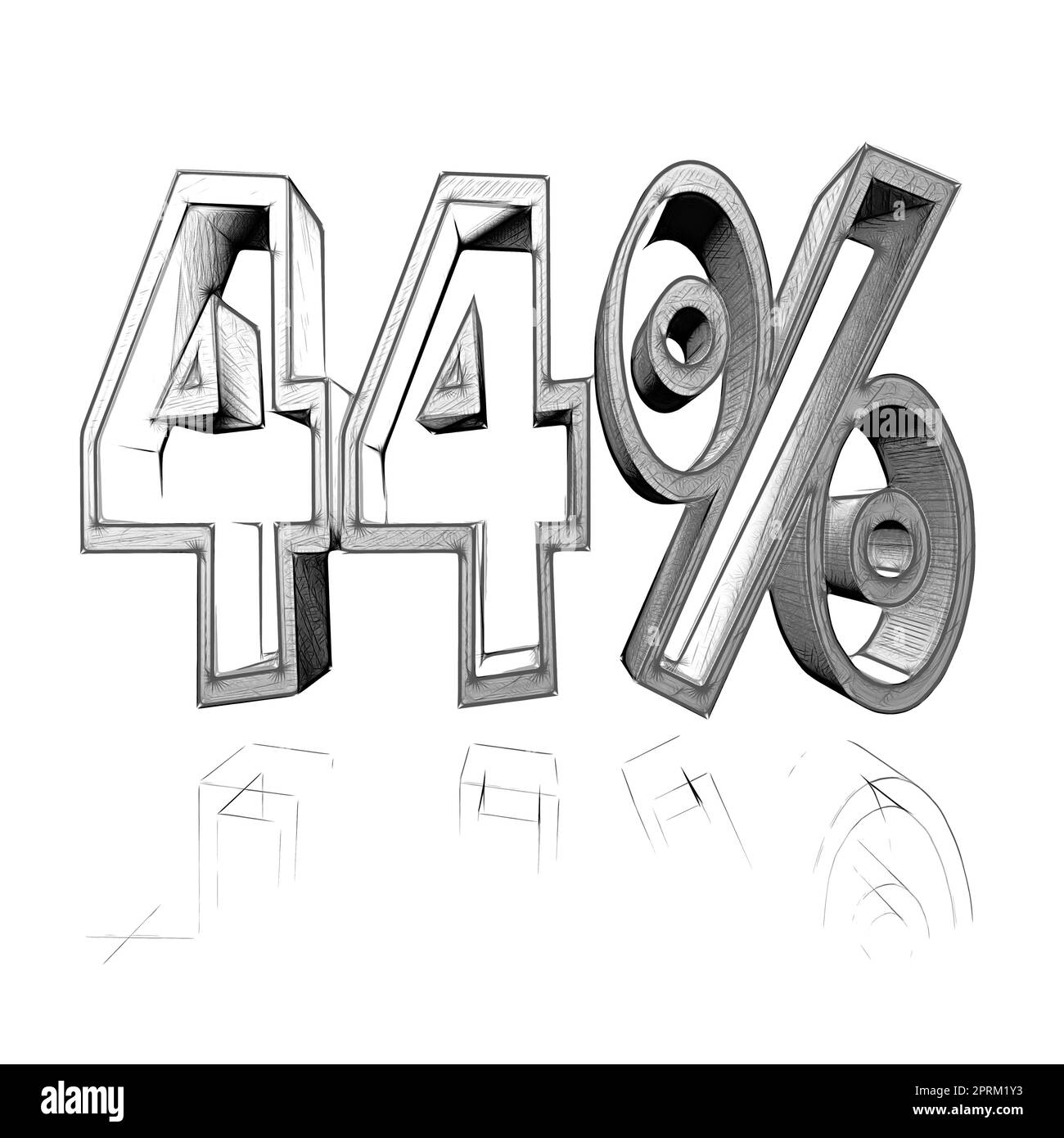44 percent Cut Out Stock Images & Pictures - Alamy
