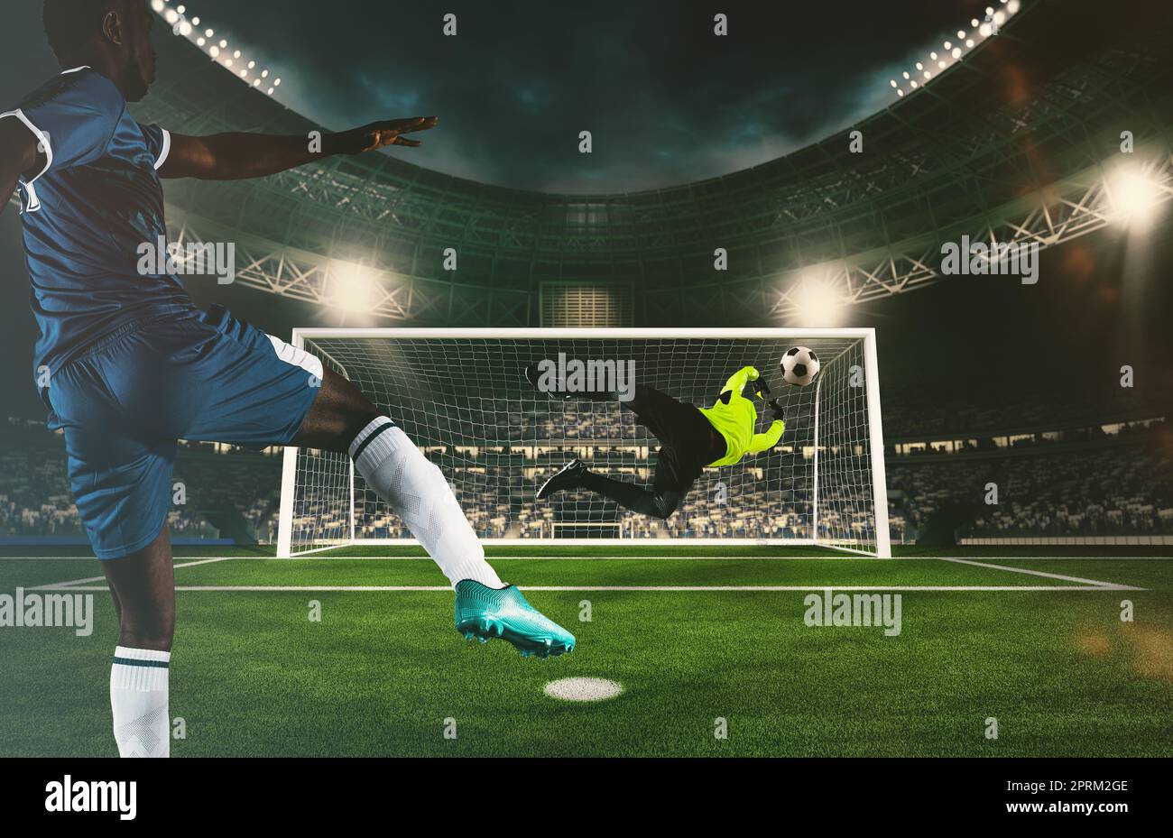 Football close up scene at the stadium Stock Photo - Alamy