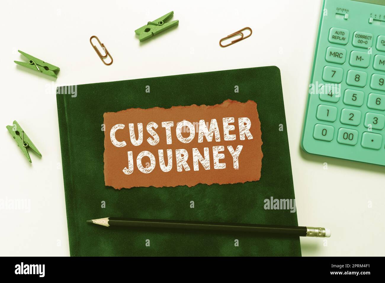 Hand Writing Sign Customer Journey Business Showcase Complete Service