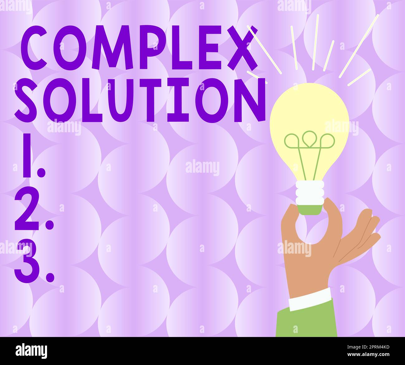 Text showing inspiration Complex Solution, Conceptual photo computer ...