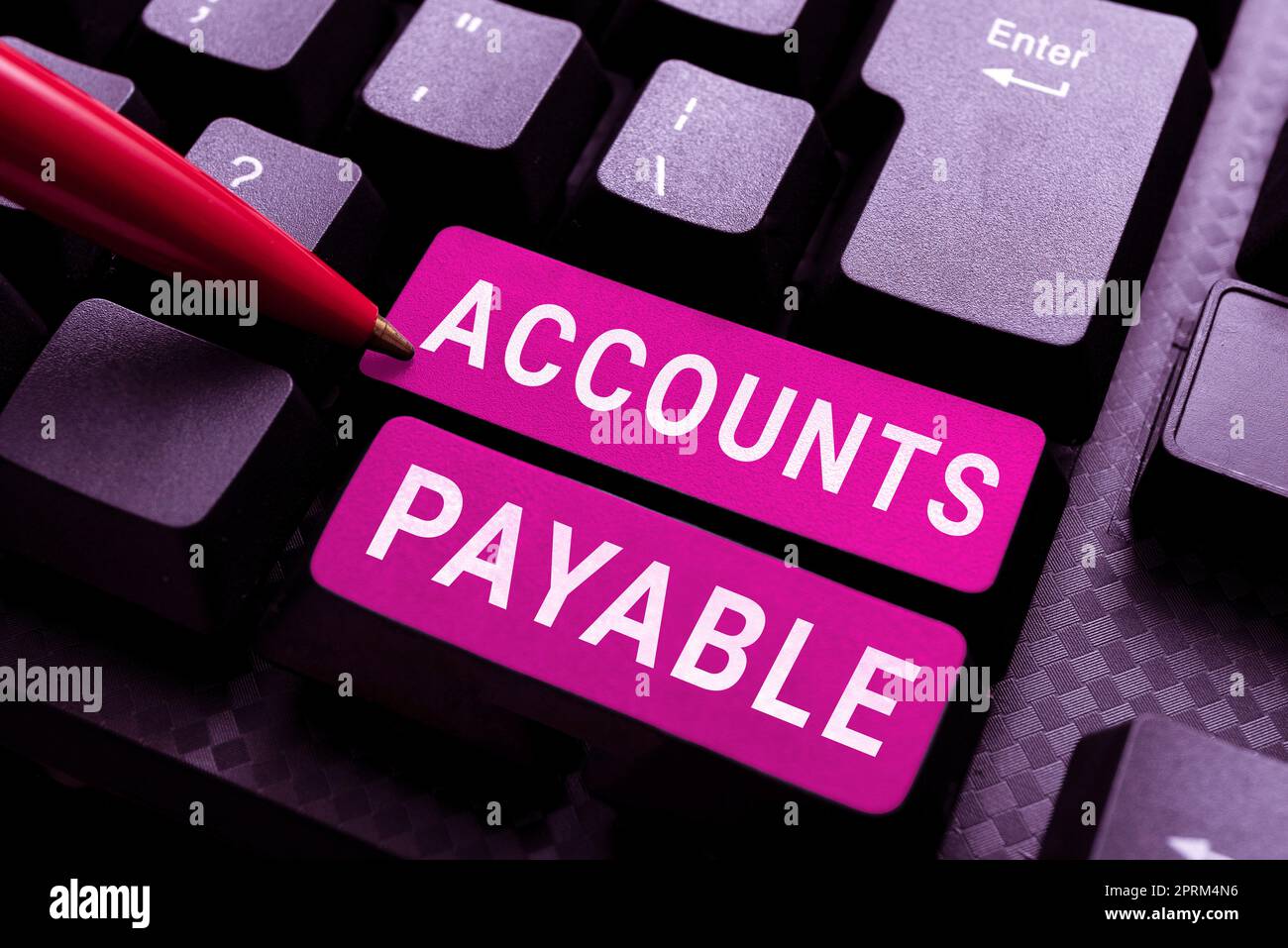 Hand writing sign Accounts Payable, Conceptual photo oversee and ...
