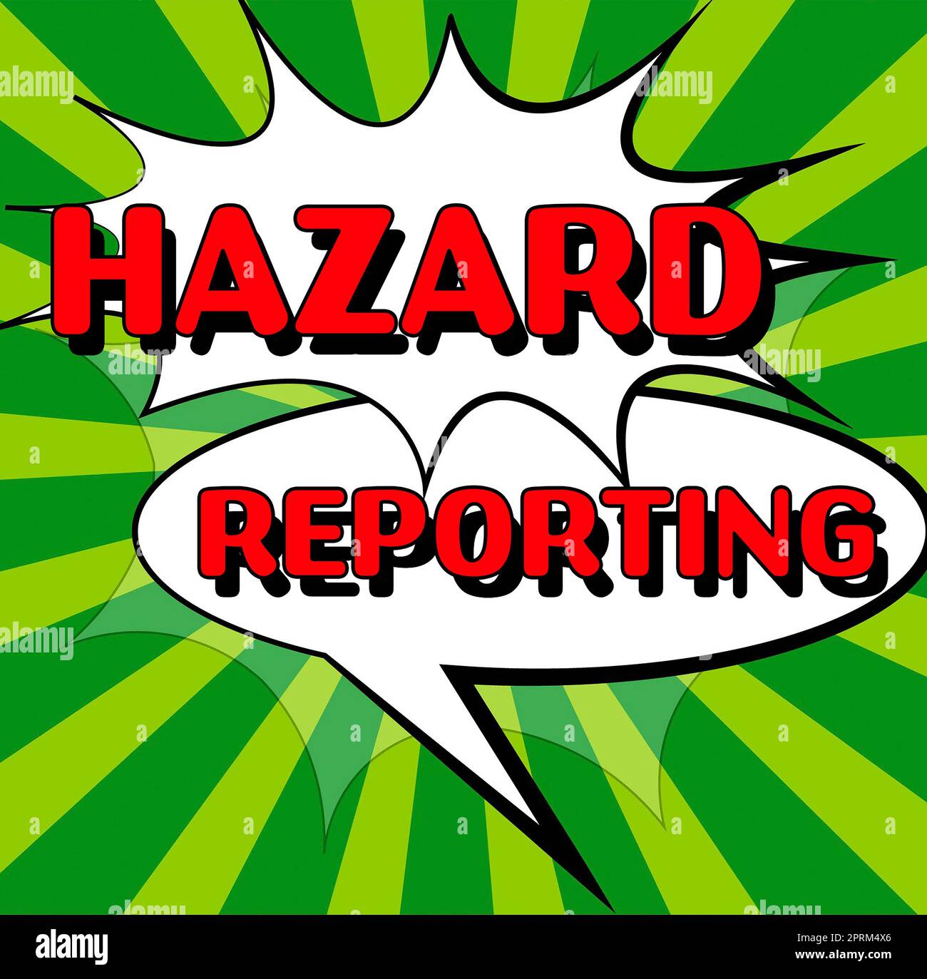 Inspiration showing sign Hazard Reporting, Concept meaning partial or ...