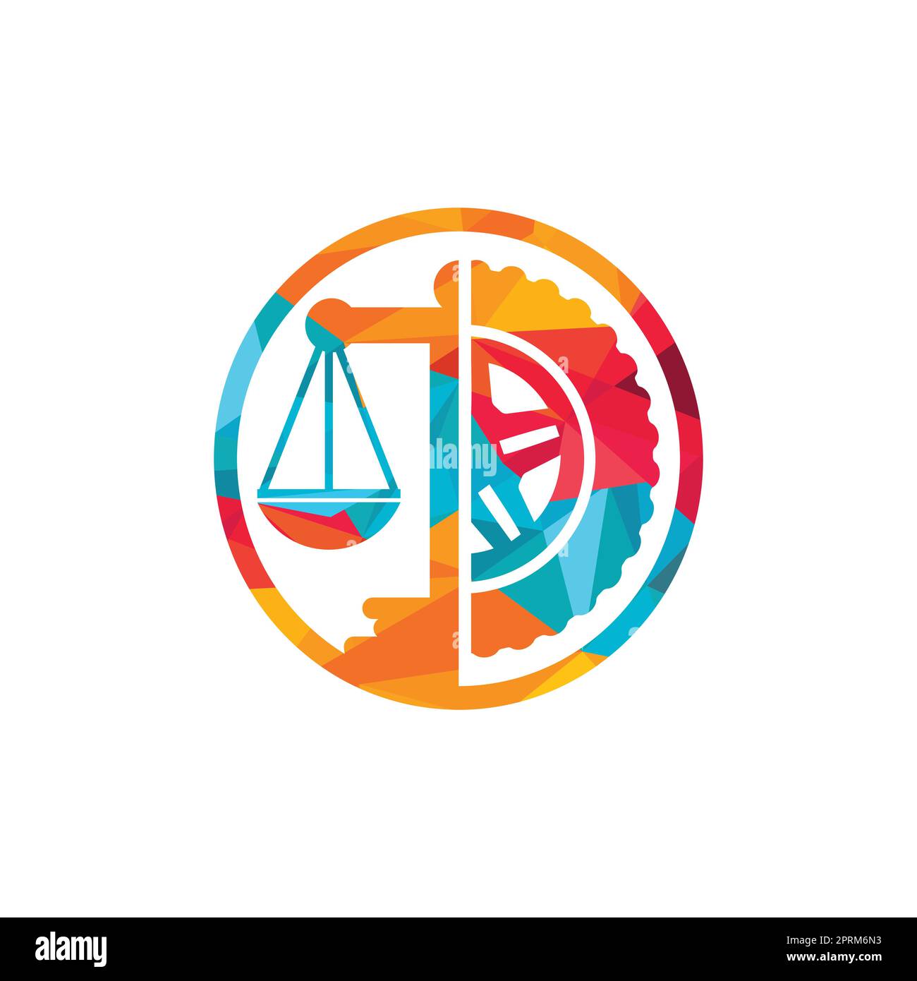 Transport law vector logo design template. Tire and balance icon design ...