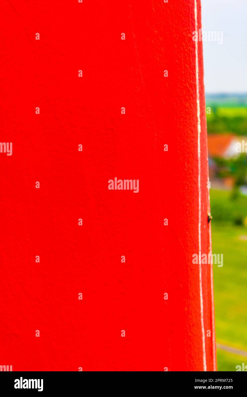 Red tower watchtower lighthouse architecture in Weddewarden Bremerhaven ...