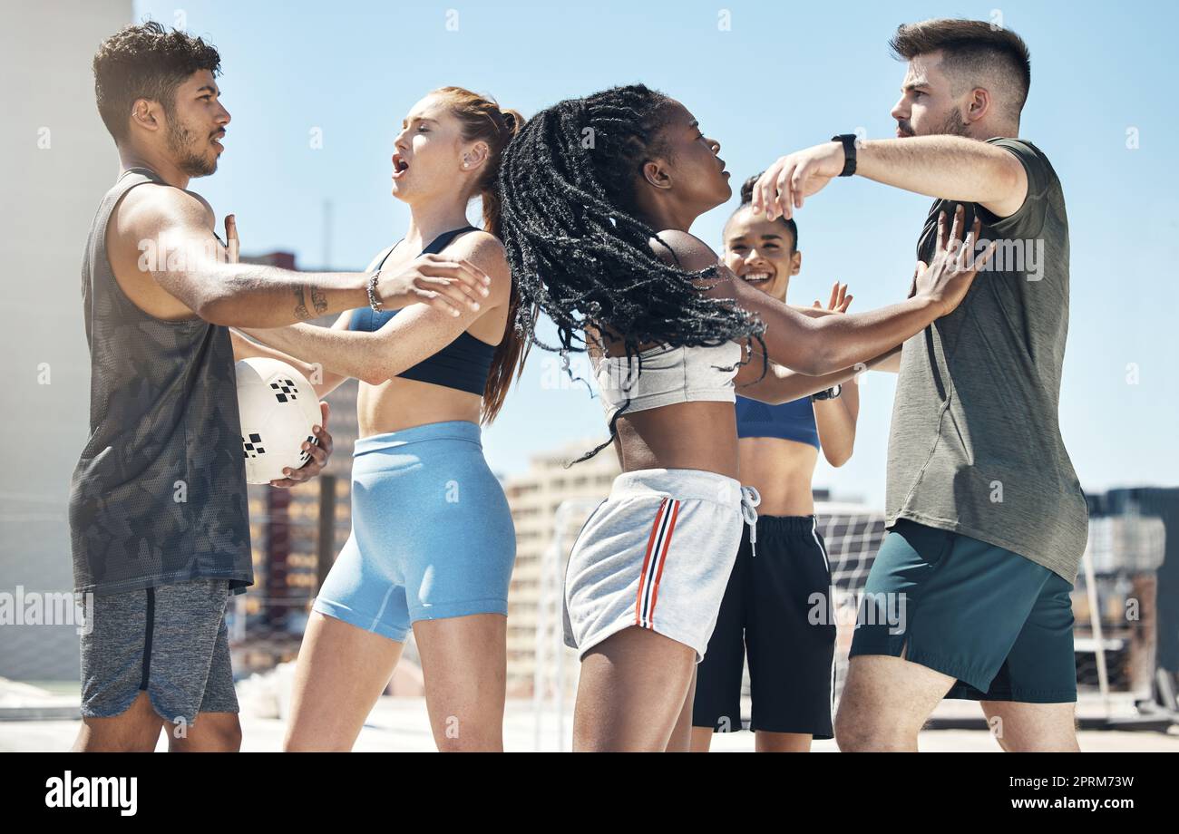 Football player pushing pushing hi-res stock photography and images - Alamy