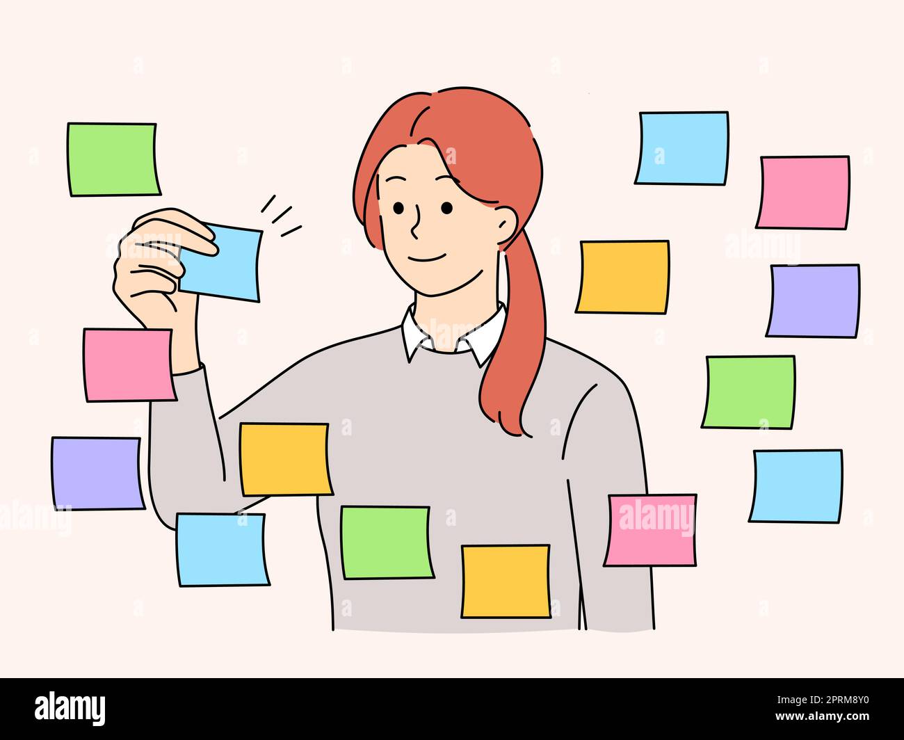 Sticky notes pin on Stock Vector Images - Alamy