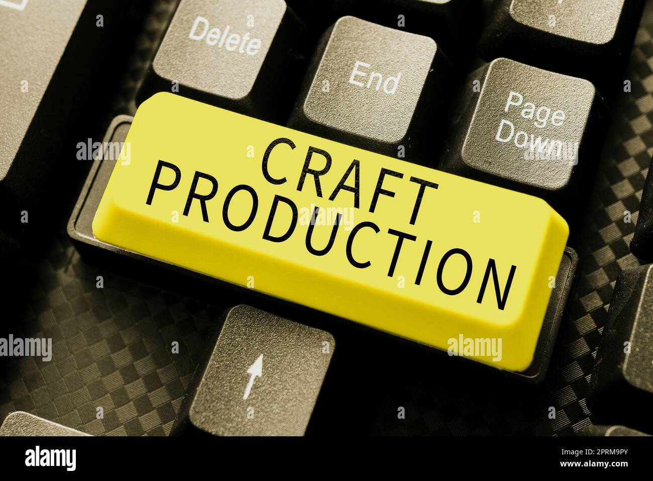 Sign displaying Craft Production, Internet Concept providing showing ...