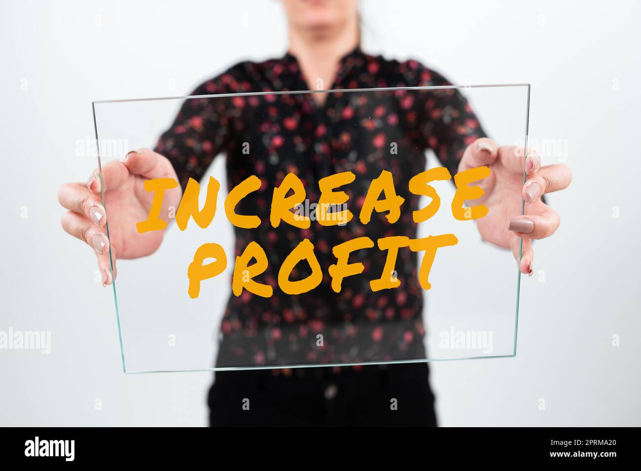 Conceptual caption Increase Profit, Business approach growth in amount ...