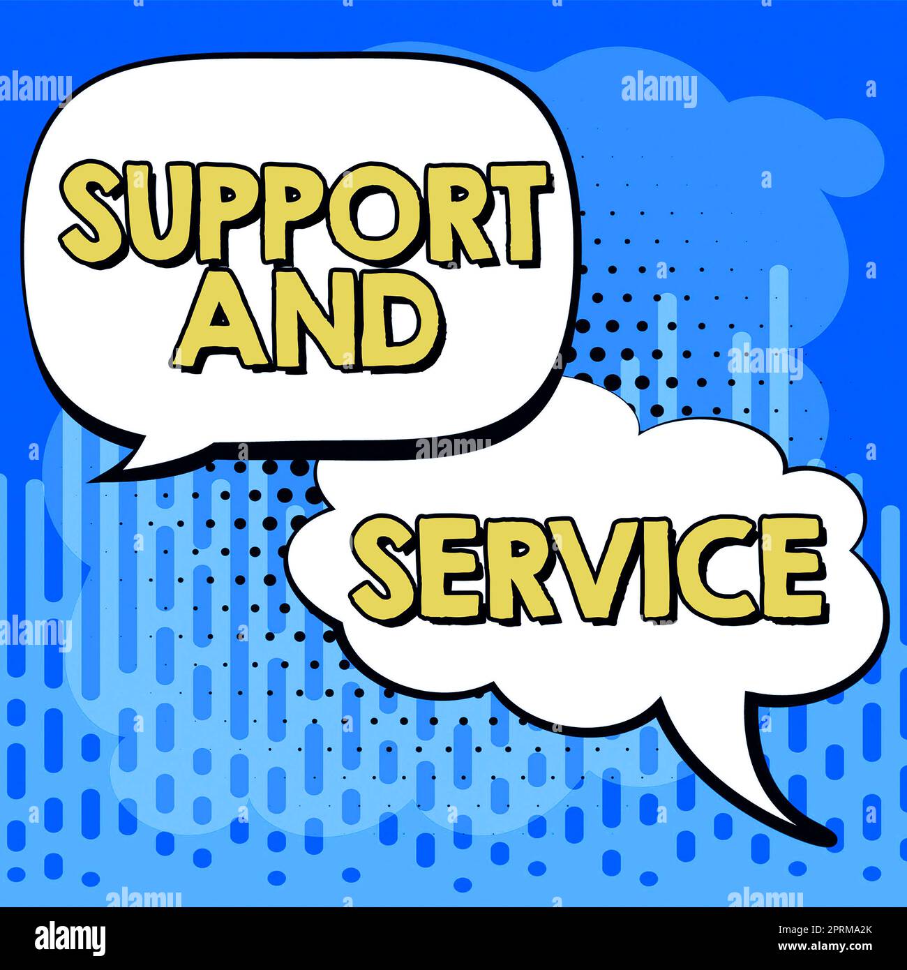 Hand writing sign Support And Service, Business overview Technical ...