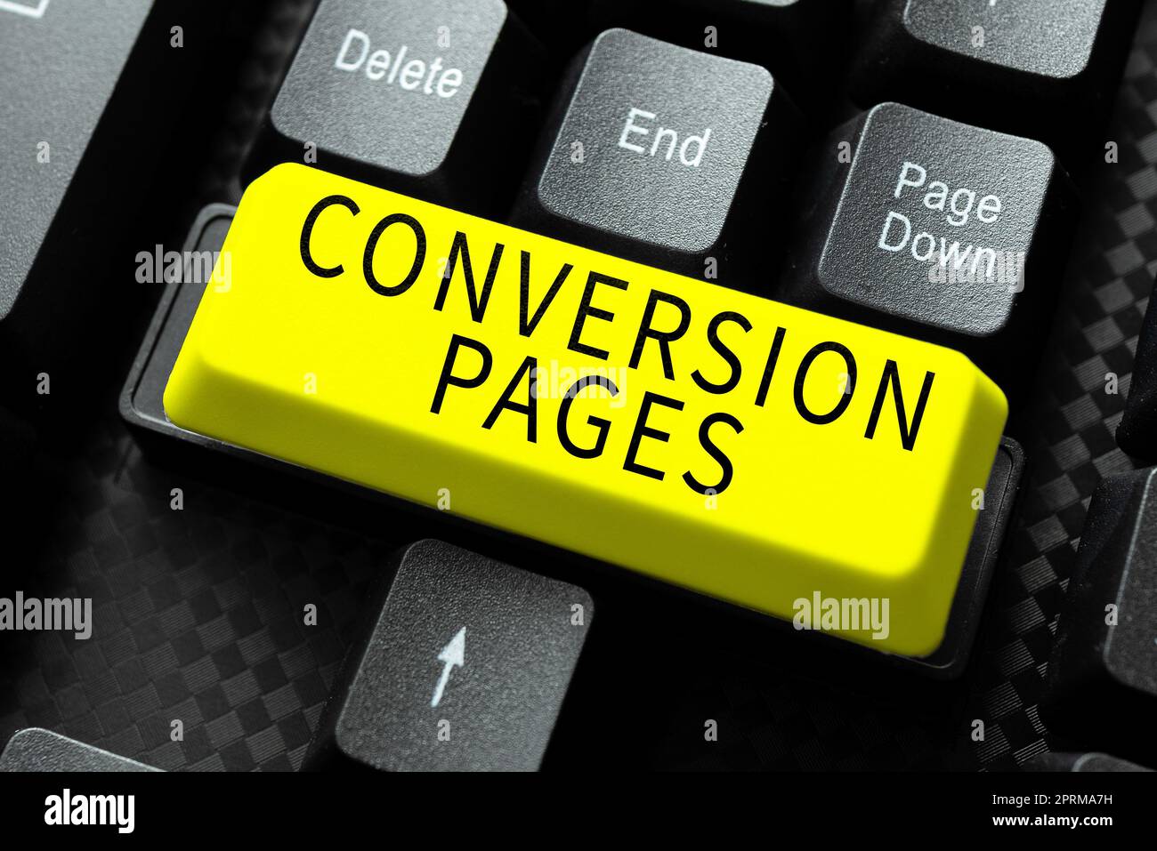 Sign displaying Conversion Pages, Internet Concept official graphical ...