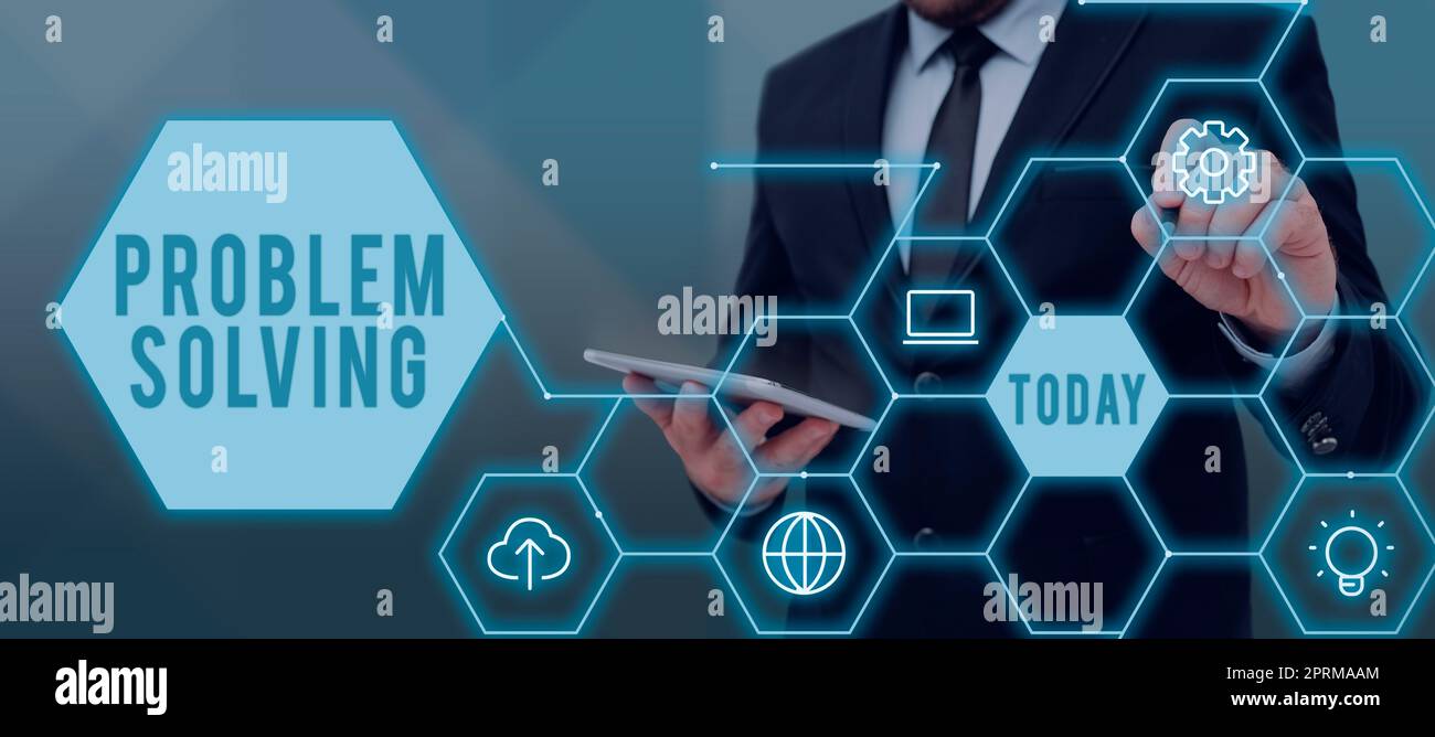 Text caption presenting Problem Solving, Business approach having a ... Text caption presenting Problem Solving, Business approach having a ...