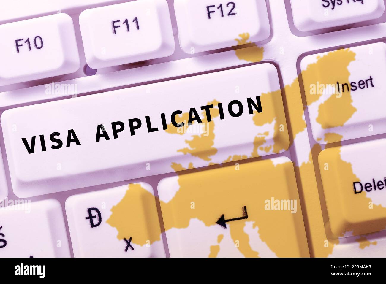 Handwriting text Visa Application, Business showcase telling the story ...