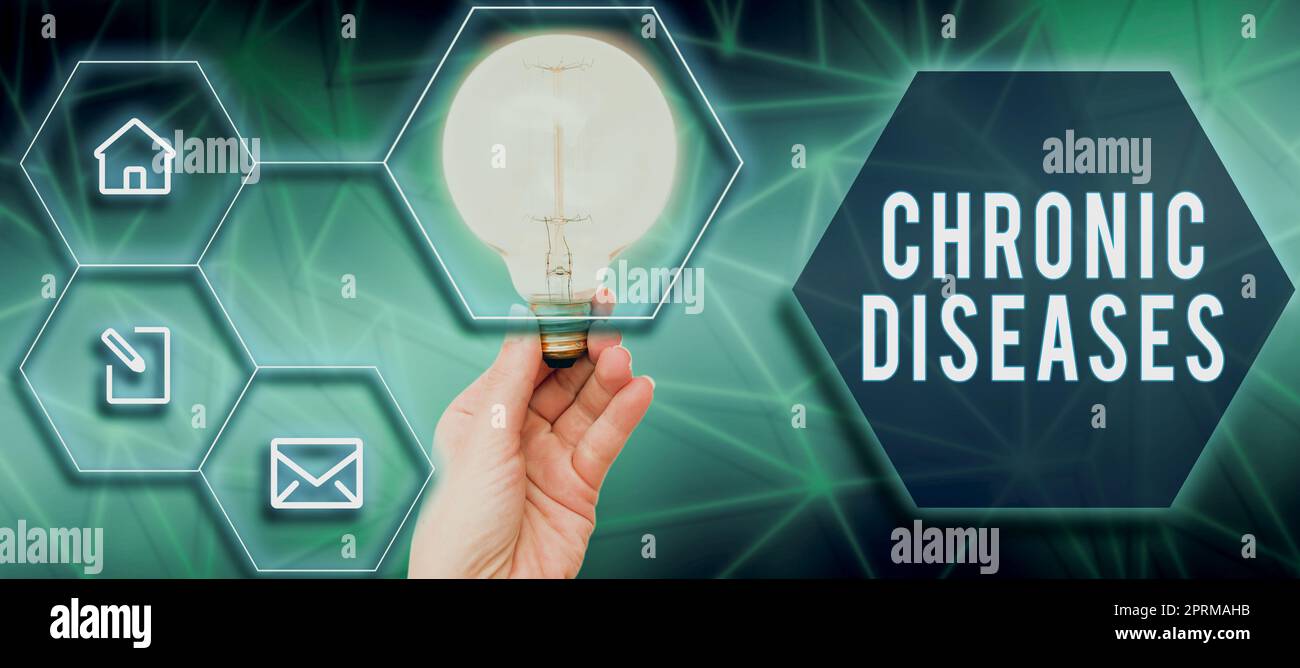 Conceptual display Chronic Diseases, Conceptual photo sourcing and ...