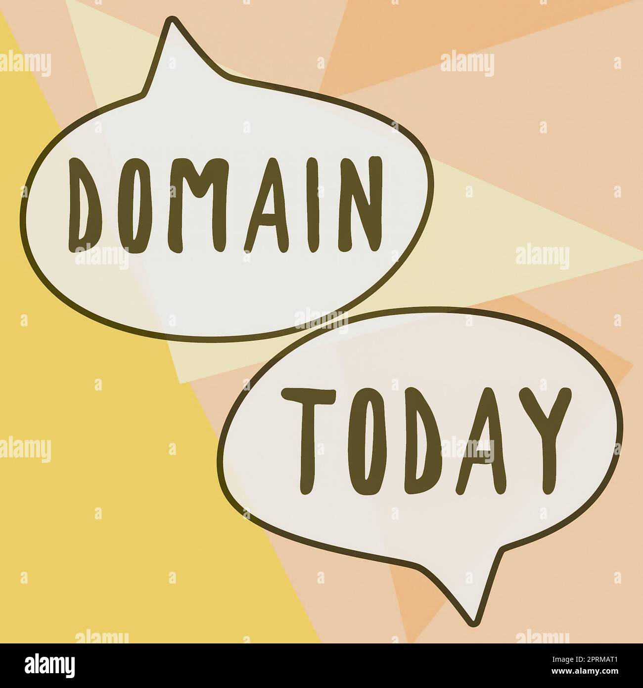 Hand writing sign Domain, Internet Concept identification string that ...