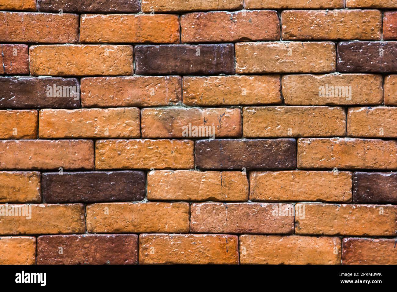 Old brick walls that are stacked in multiple layers Stock Photo - Alamy