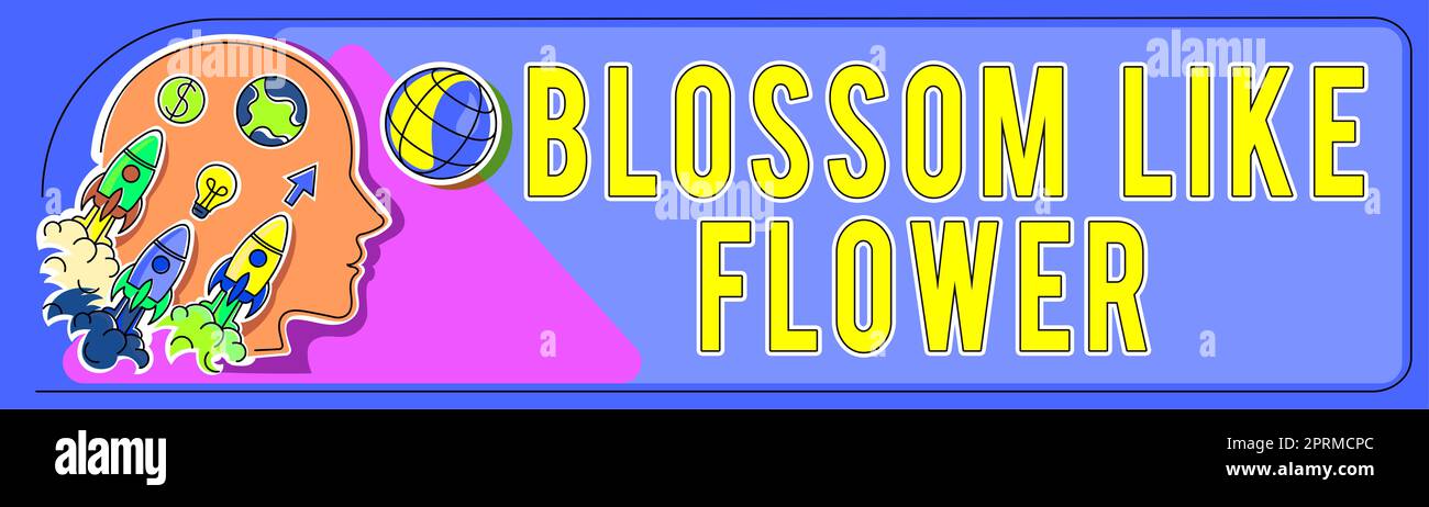 Conceptual display Blossom Like Flower, Business approach person with ... Conceptual display Blossom Like Flower, Business approach person with ...