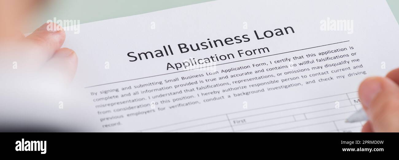 Blank credit application form hi-res stock photography and images - Alamy