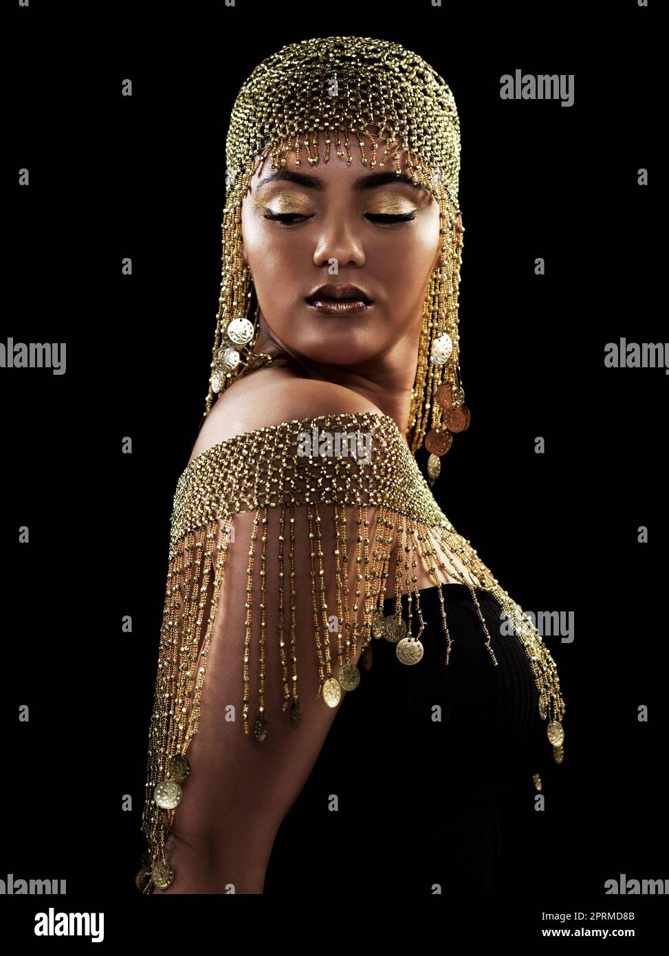 Queen mentality. an attractive and elegantly dressed young woman posing ...