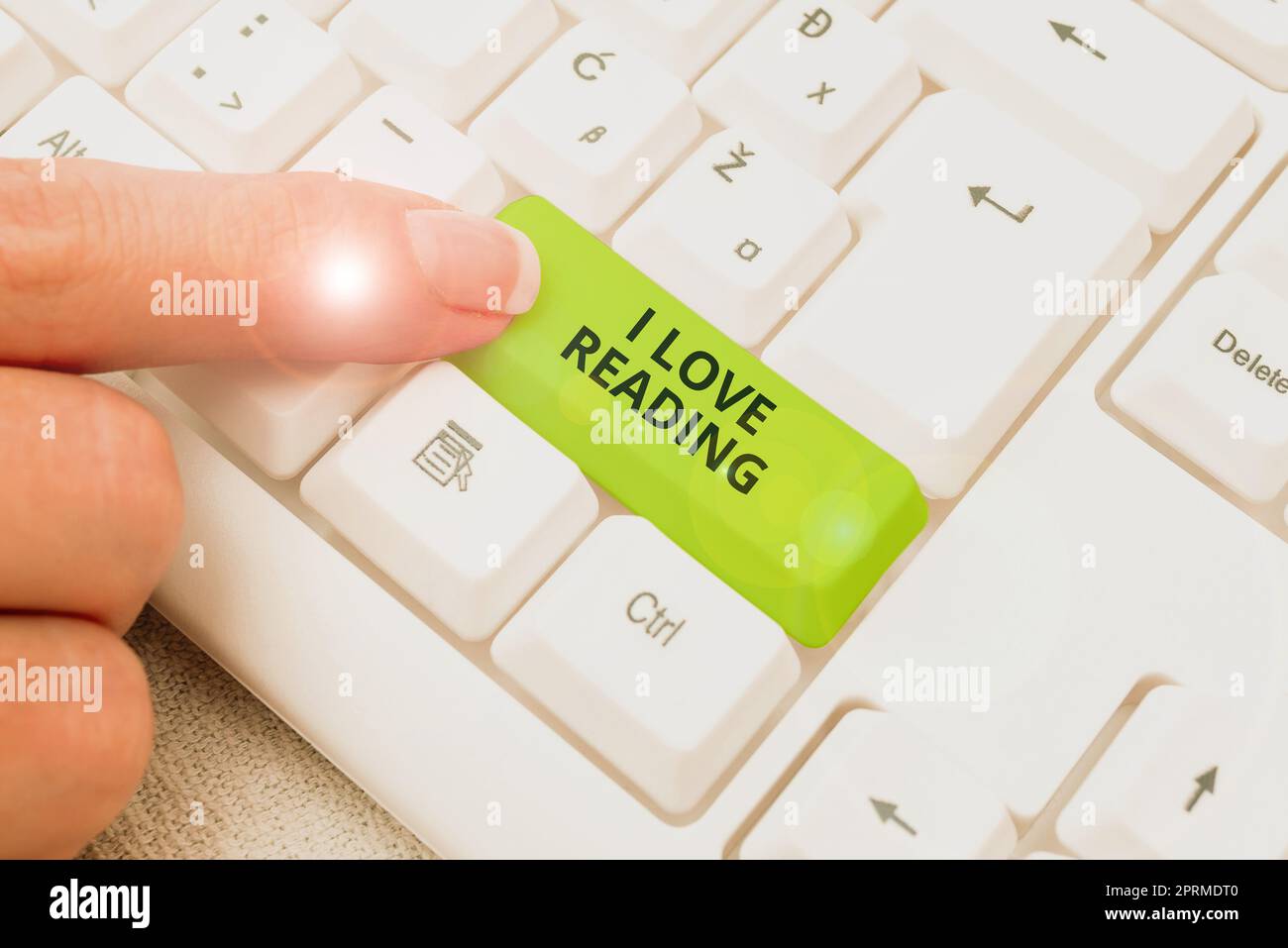 Conceptual display I Love Reading. Word for Affection for the ...