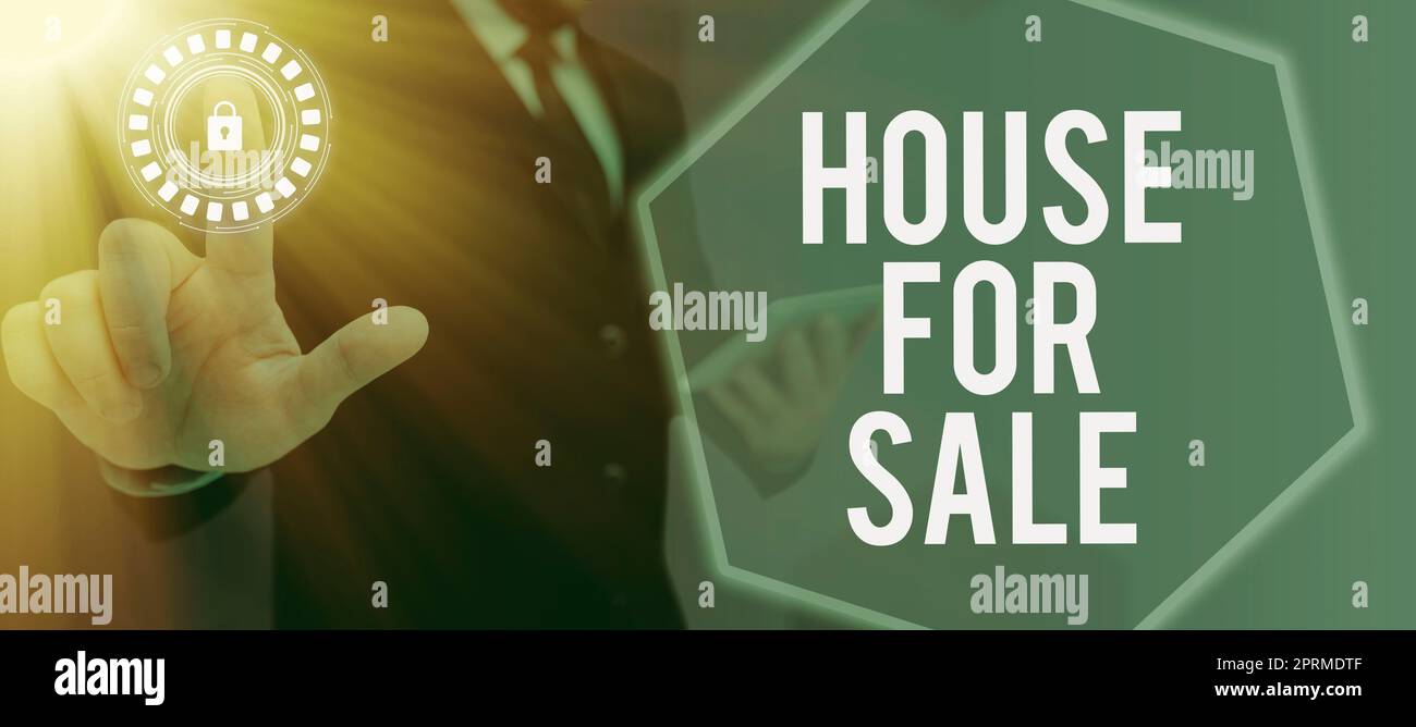 Inspiration showing sign House For Sale. Word Written on Real estate ...