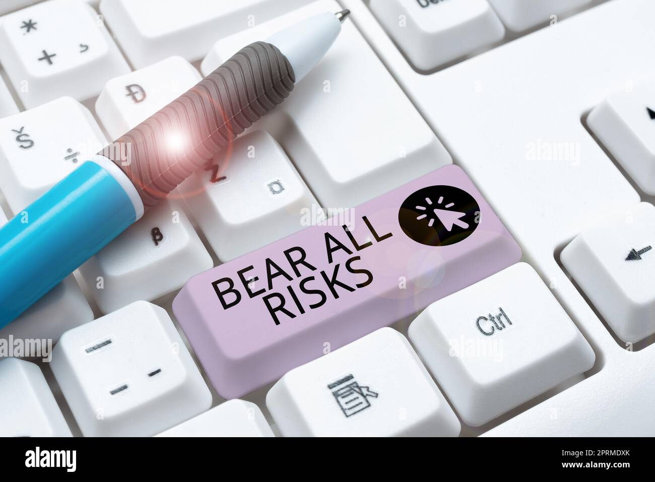 Sign displaying Bear All Risks. Business approach Be aware of all ...