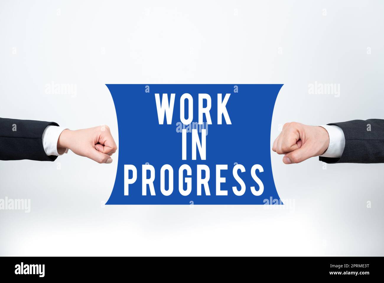 Writing displaying text Work In Progress, Concept meaning Ongoing ...