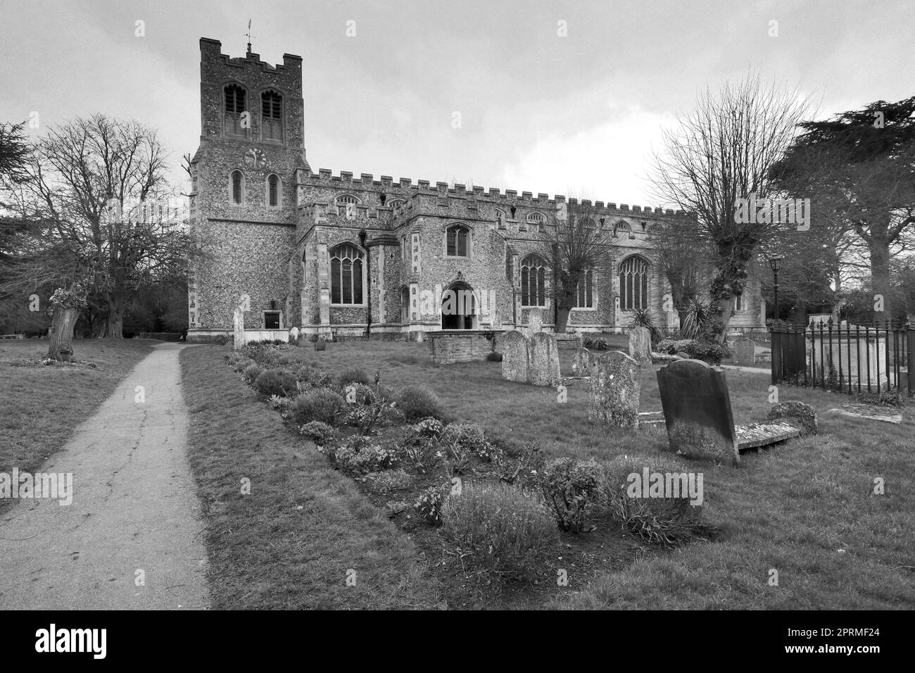 Coggeshall essex church village Black and White Stock Photos & Images ...