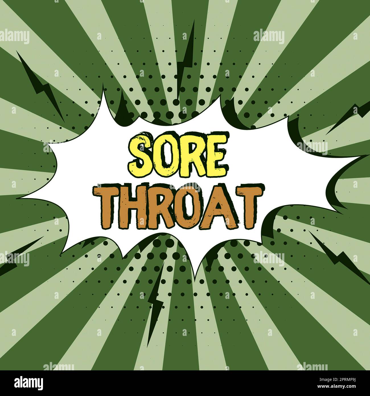 Handwriting text Sore Throat, Word Written on appreciating something or ...
