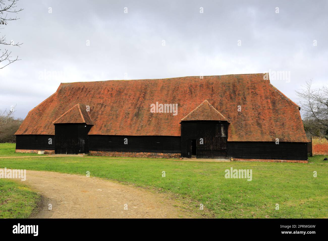 The Grange Barn in Coggeshall village, Essex, England Stock Photo - Alamy