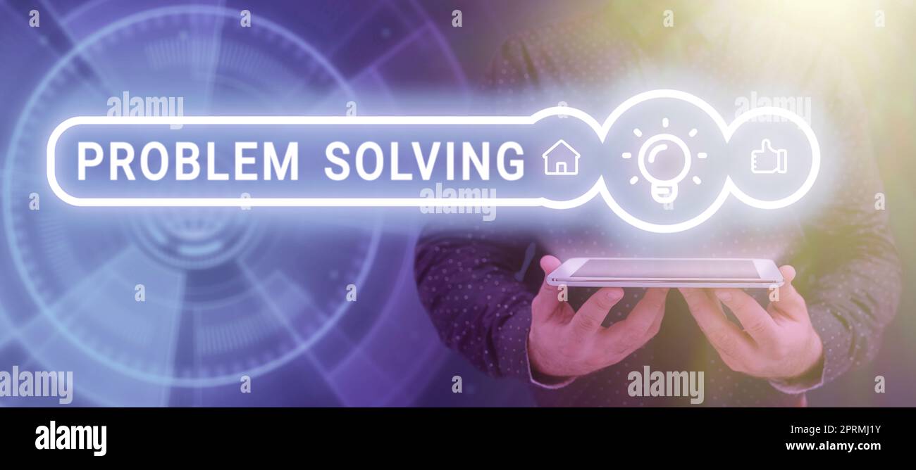 Text showing inspiration Problem Solving, Word for having a good ... Text showing inspiration Problem Solving, Word for having a good ...