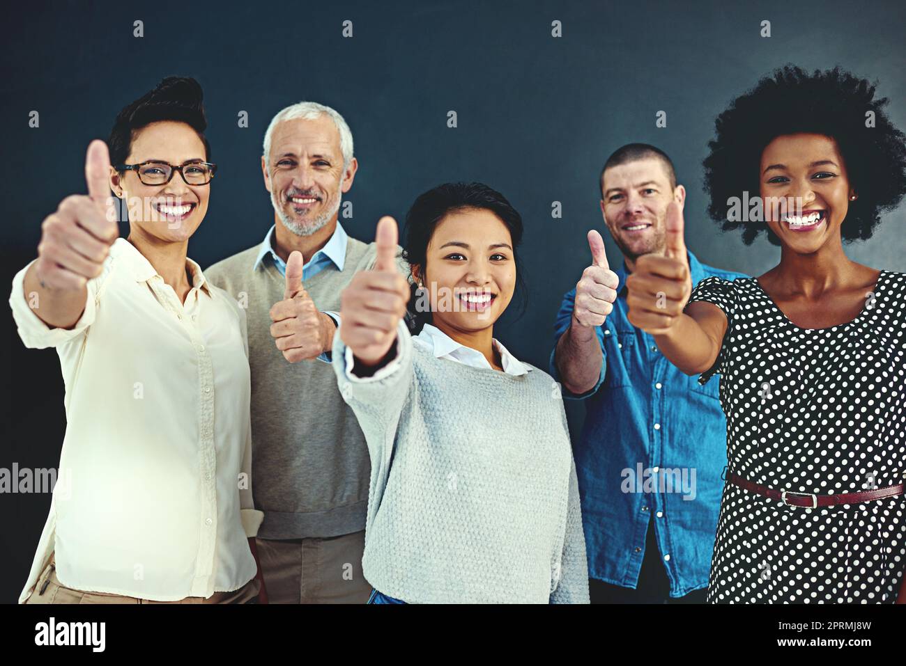 Youve got our approval. Portrait of a diverse team of creative ...