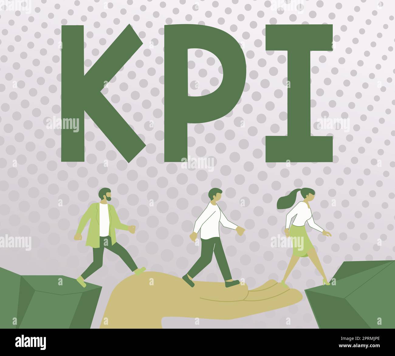 Conceptual caption Kpi, Business overview demonstrates how effectively ...