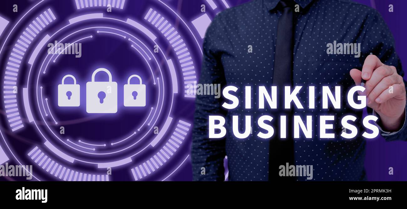 Writing displaying text Sinking Business, Business overview Allocating ... Writing displaying text Sinking Business, Business overview Allocating ...