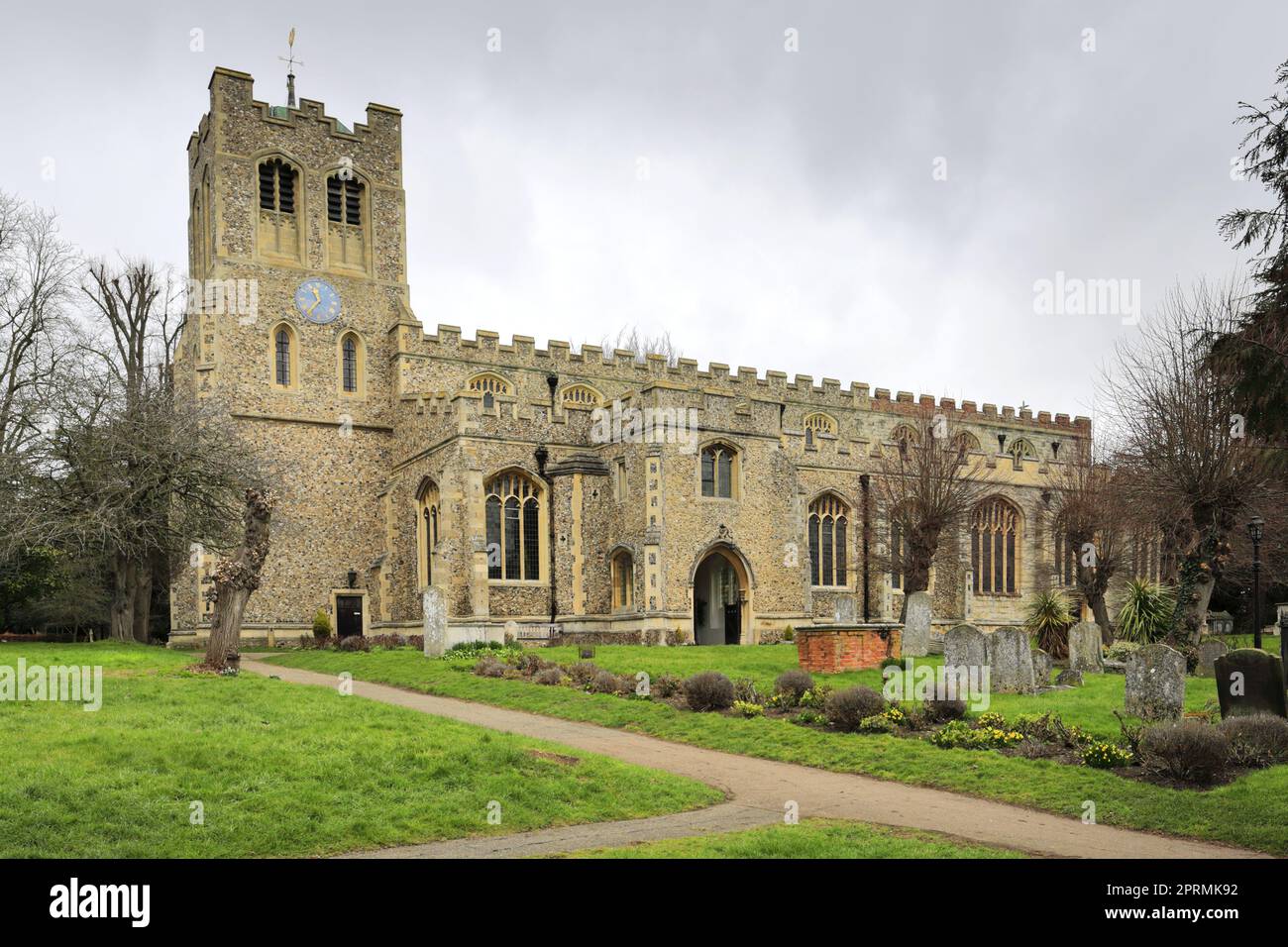 St Peter's Church, Coggeshall village, Essex, England, UK Stock Photo ...