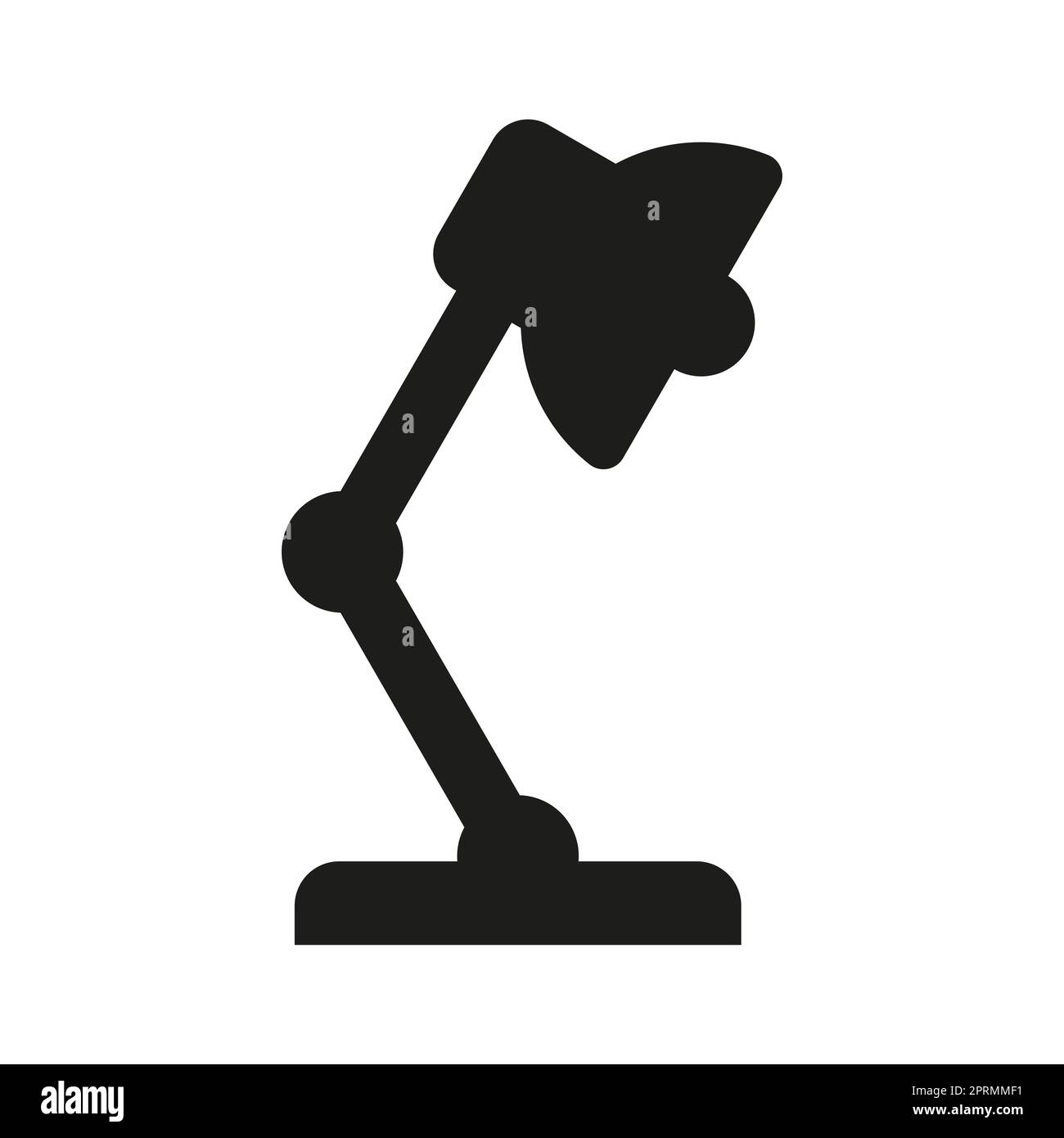 Lamp black vector icon on white background Stock Vector Image & Art - Alamy